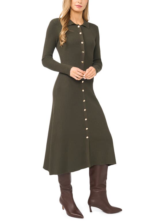 TED BAKER LONDON Ted Baker Ivy Johnny Collar Ribbed Sweater-Dress